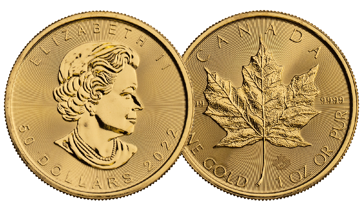 Coins & Bullion Canadian Gold Maple Leaf For Sale | Four Nines